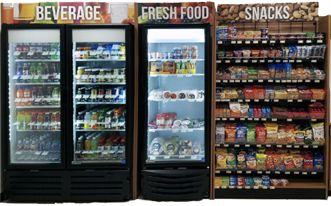 Micro markets give healthy vending options in the Houston, TX area.